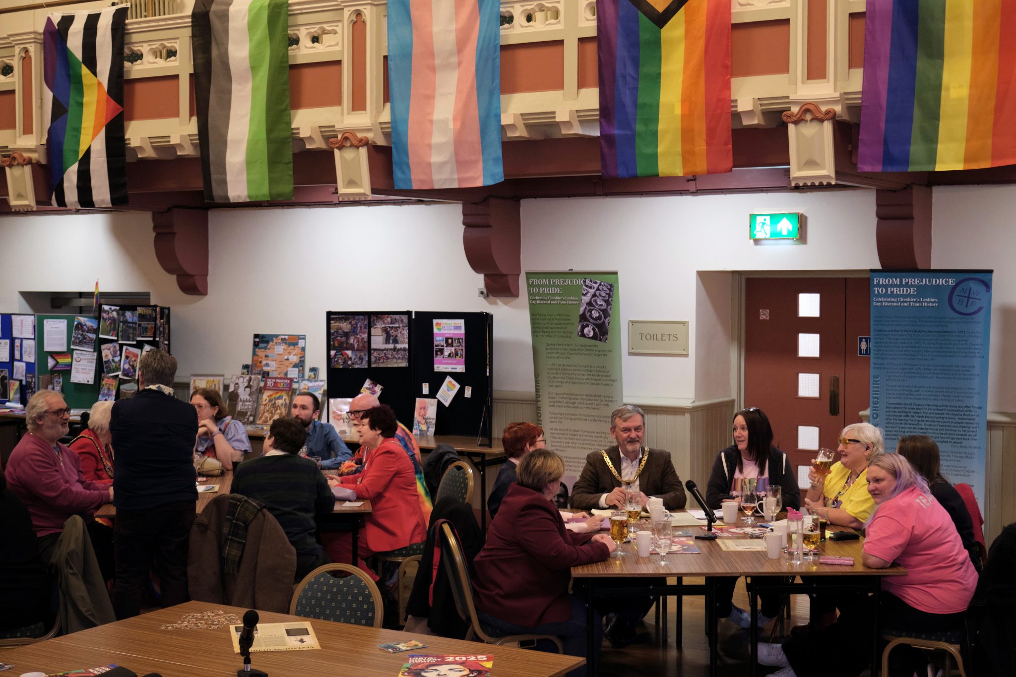 Civic leaders and Pride communities meet at Congleton Town Hall – Congleton Pride